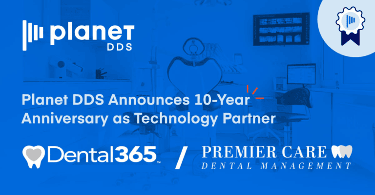 Planet DDS Announces Anniversary as Dental365 Partner