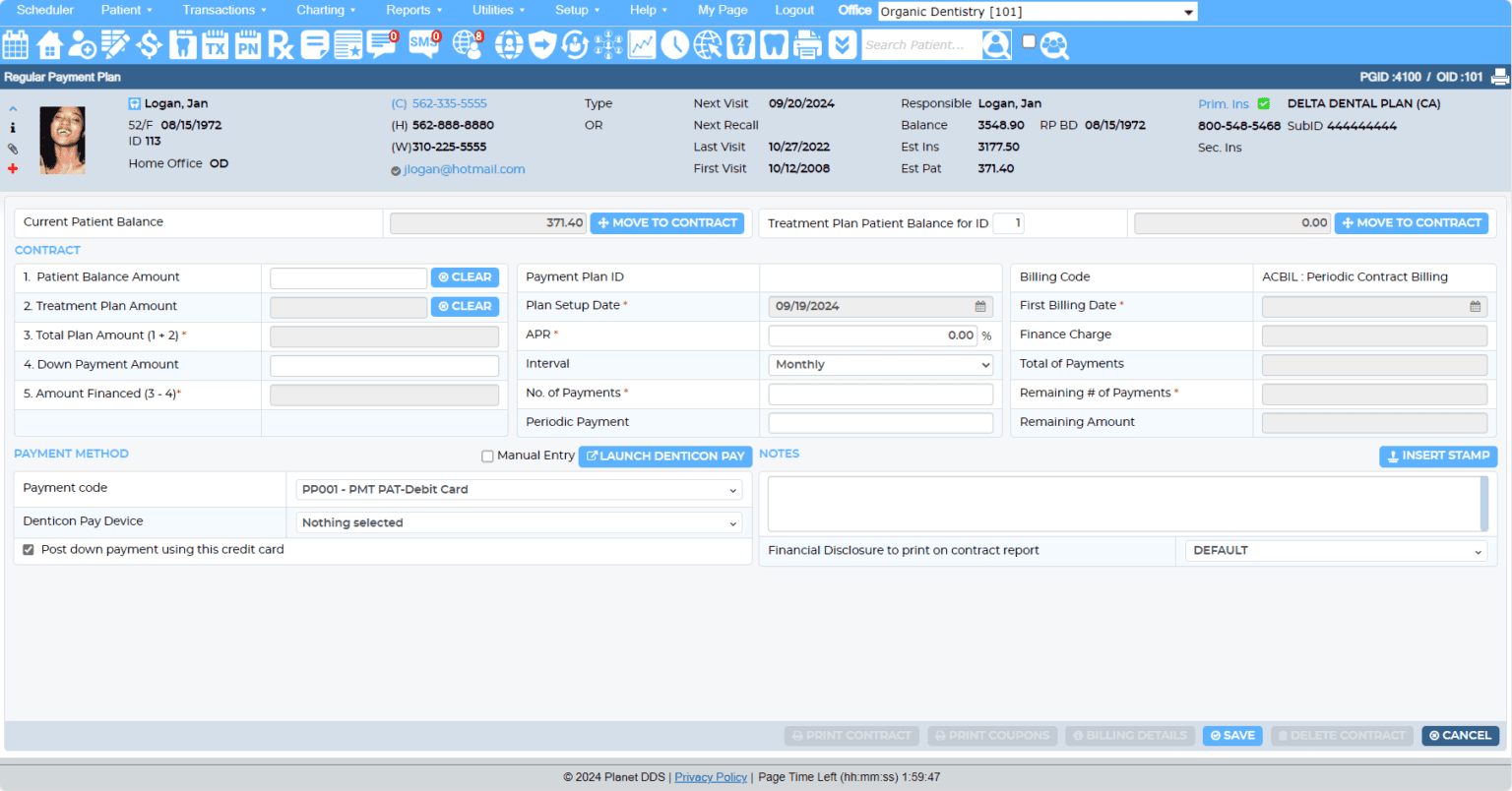 Denticon Dental Practice Management Software - Planet DDS