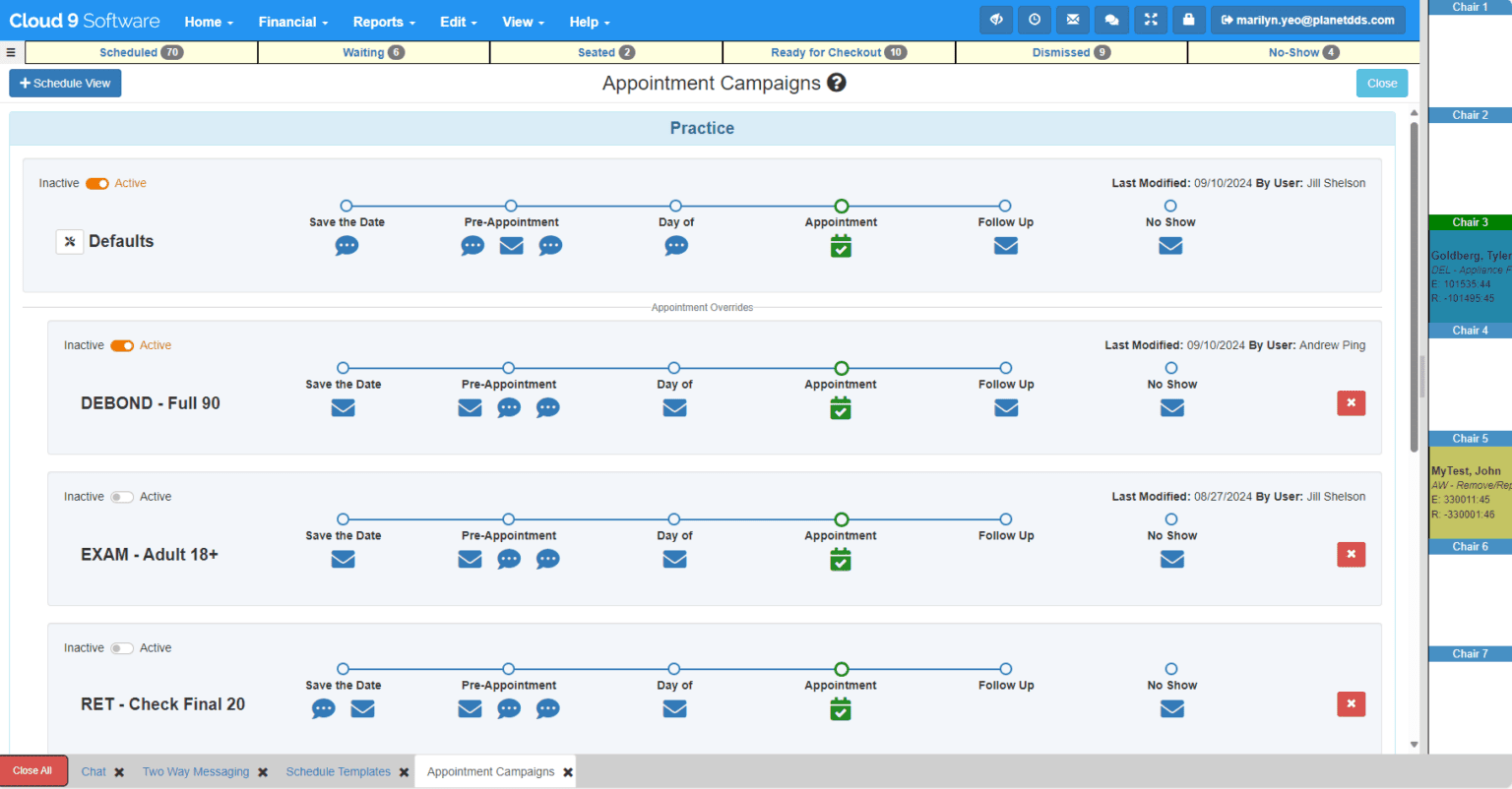 Cloud 9: Orthodontic Cloud-Based Practice Management Software